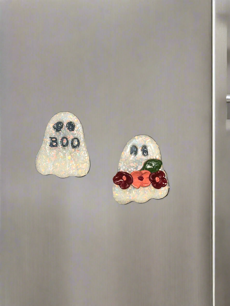 Ghost magnets – Mystic Moon Clay Creations
